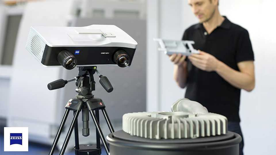 ZEISS COMET® LƎD 2 เครื่องสแกน 3D ระบบ Blue LED Fringe Projection